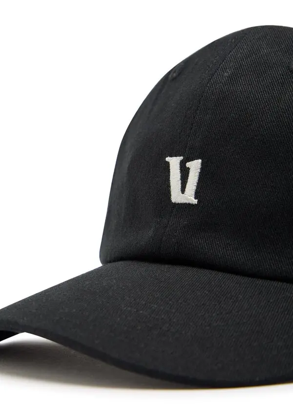 Vuori Dad Logo-embroidered Cotton Cap - Black