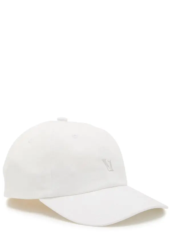 Vuori Dad Logo-embroidered Cotton Cap - White