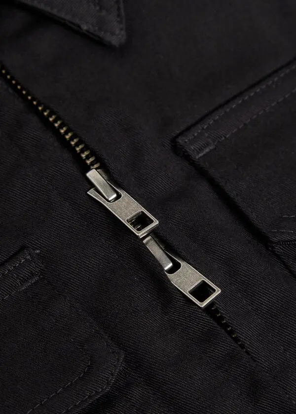 Vince Stretch-cotton Cropped Jacket