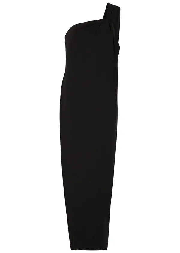 Ronny Kobo Xaden One-shoulder Crepe Maxi Dress