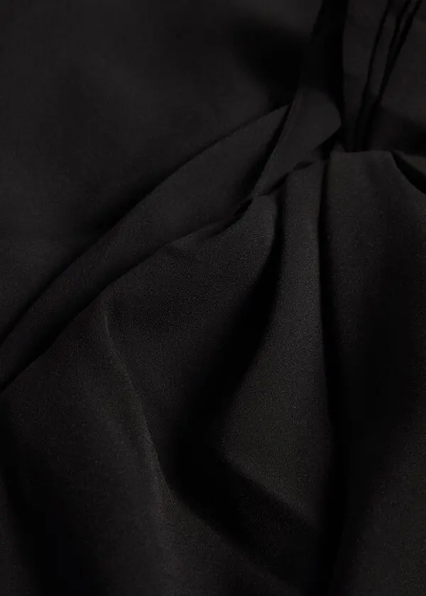 Ronny Kobo Xaden One-shoulder Crepe Maxi Dress