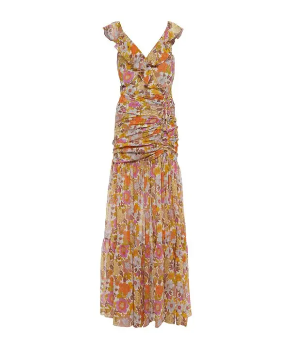 Veronica Beard Flower Printed Dress