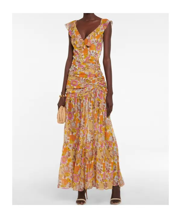 Veronica Beard Flower Printed Dress