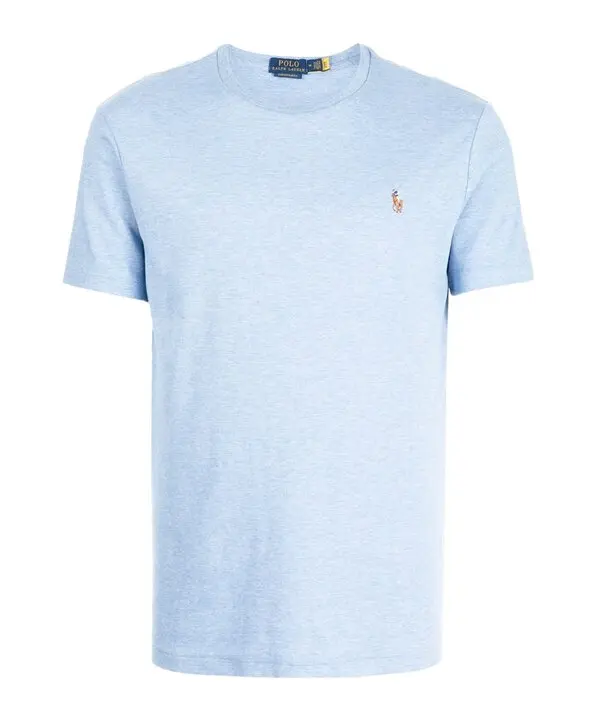 Polo Ralph Lauren Pony-embroidered Crewneck T-shirt - Blue