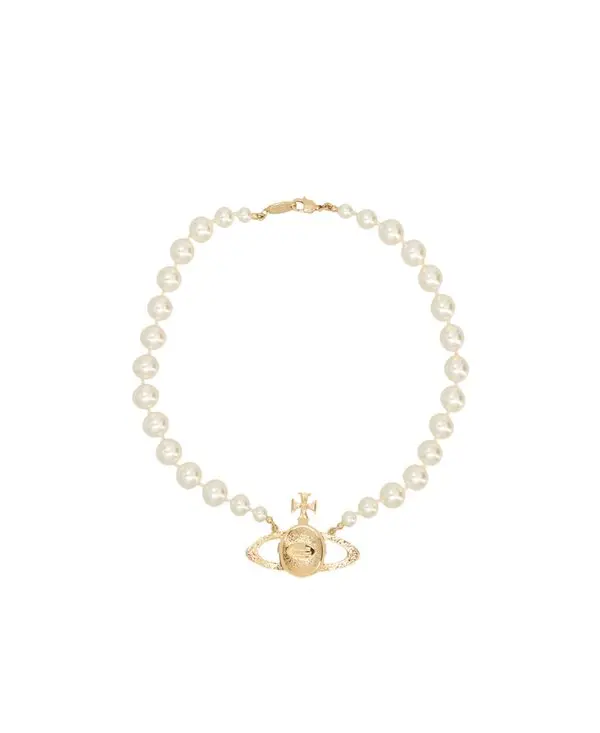 VIVIENNE WESTWOOD Pearl Embossed Necklace
