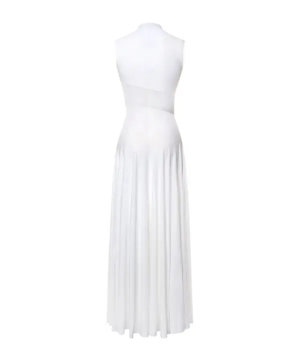 Alaïa Knitted Sleeveless Midi Dress