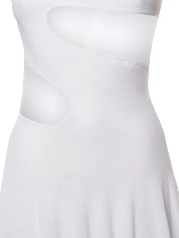 Alaïa Knitted Sleeveless Midi Dress