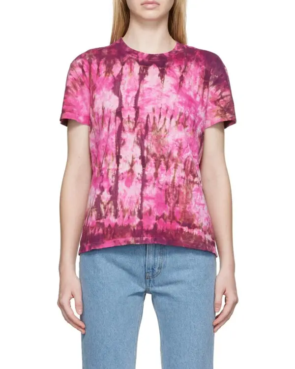 AMI Paris Tie-dyed Crewneck T-shirt