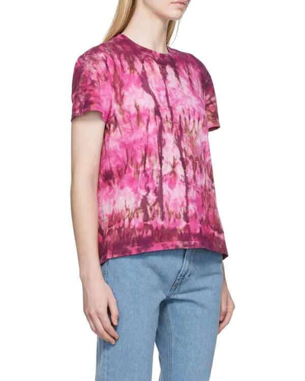 AMI Paris Tie-dyed Crewneck T-shirt
