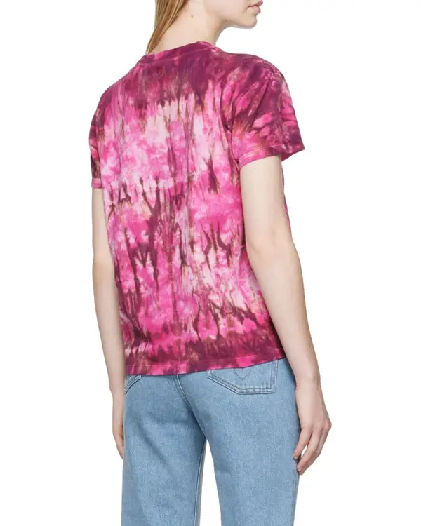 AMI Paris Tie-dyed Crewneck T-shirt