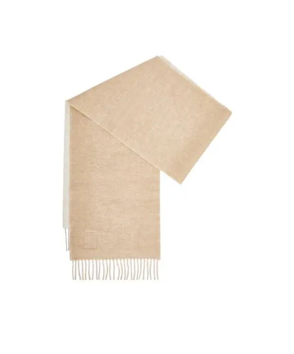 Loewe Logo Wool Cashmere Scarf
