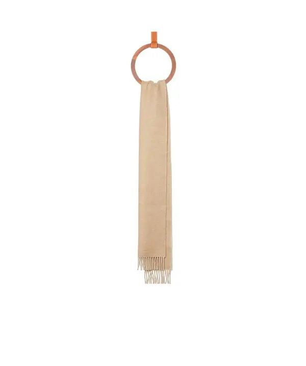 Loewe Logo Wool Cashmere Scarf