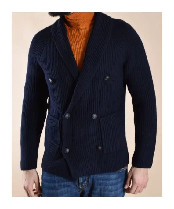 GRAN SASSO Shawl Collar Cardigan