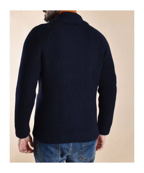 GRAN SASSO Shawl Collar Cardigan