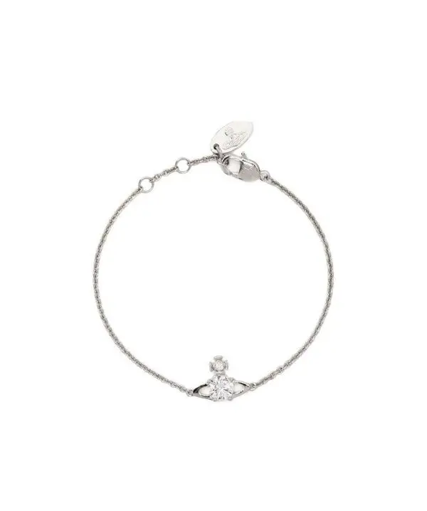 VIVIENNE WESTWOOD Reina Crystal Bracelet - Gray