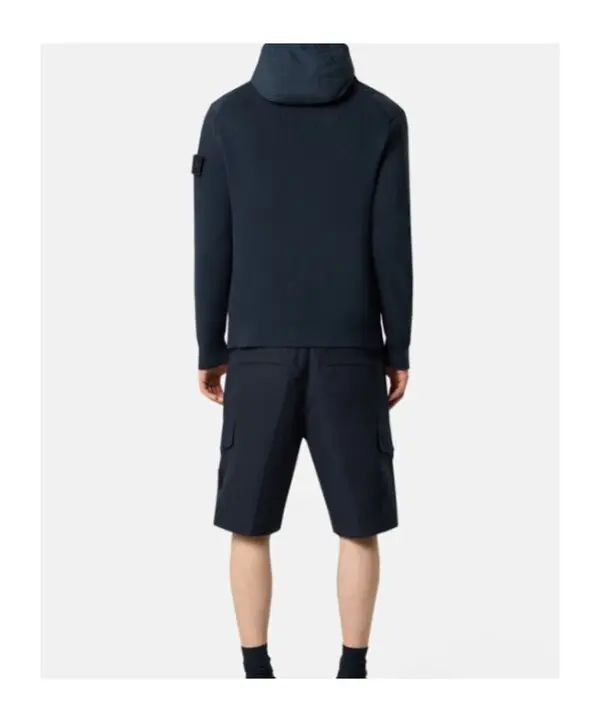 Stone Island Padded Hooded Jacket With Anti-drop