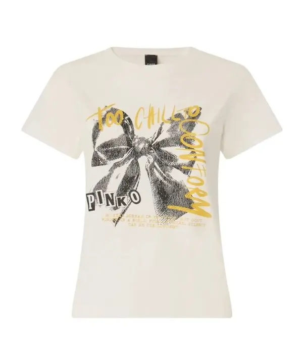Pinko Graphic-print T-shirt - White