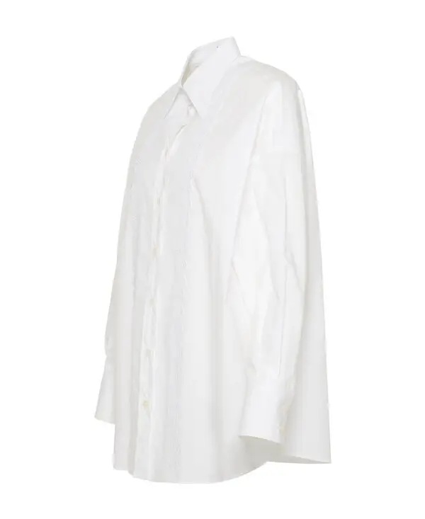Dolce & Gabbana Long-sleeved Shirt With Lace Trim