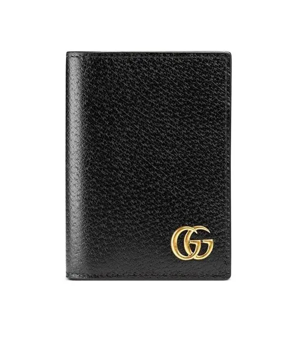Gucci Gg Marmont Card Holder - Black