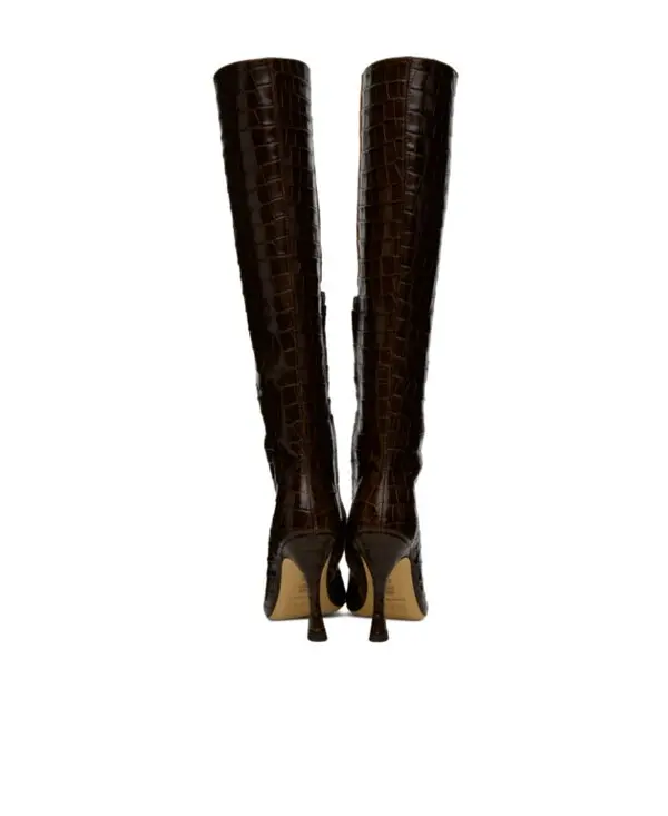 Staud Textured High-heeled Boots