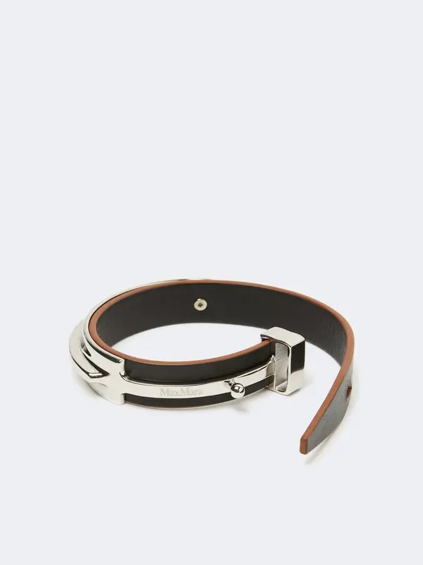 Max Mara Agiate Leather Bracelet