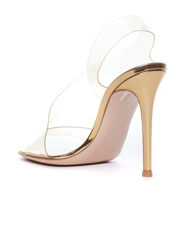 GIANVITO ROSSI Metropolis Slingback Sandals