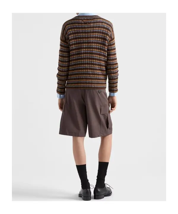 Prada Shetland Wool Boat Neck Sweater