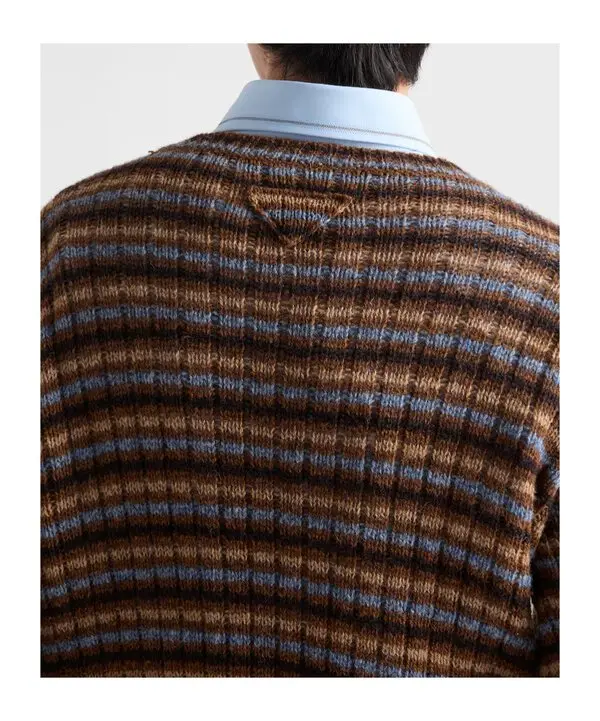 Prada Boat Neck Knitted Sweater