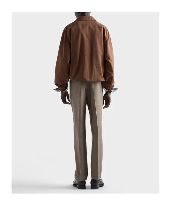 Prada Wool Houndstooth Pants