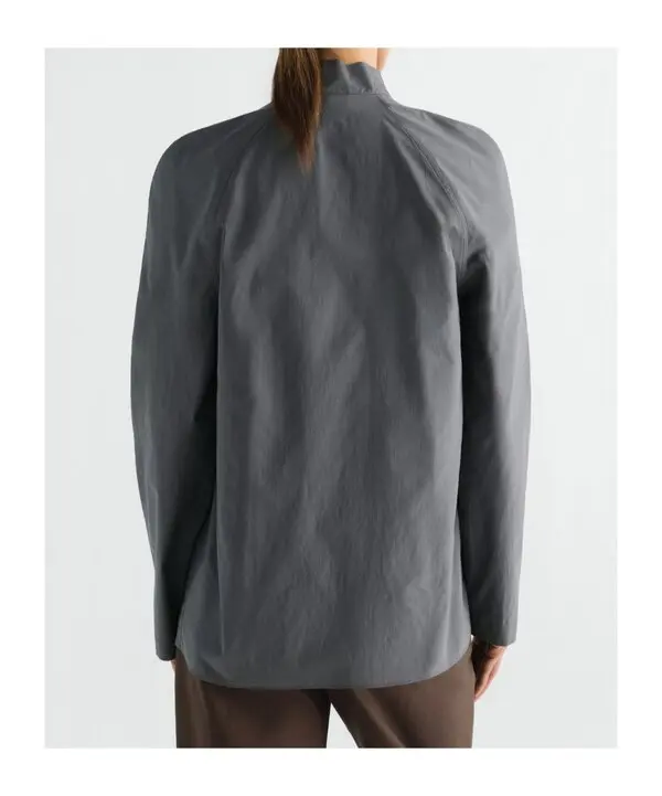 LEMAIRE Ascot Blouse In Washed Cotton Silk