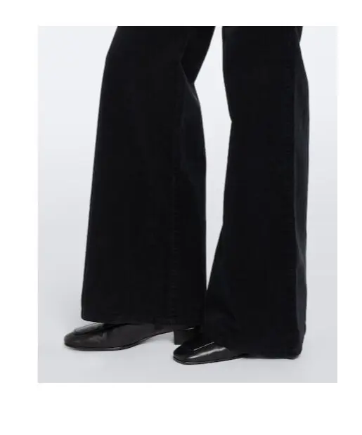 NILI LOTAN Florence Corduroy Wide-leg Pants - Black