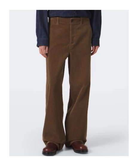 JIL SANDER Cotton Corduroy Wide-leg Pants