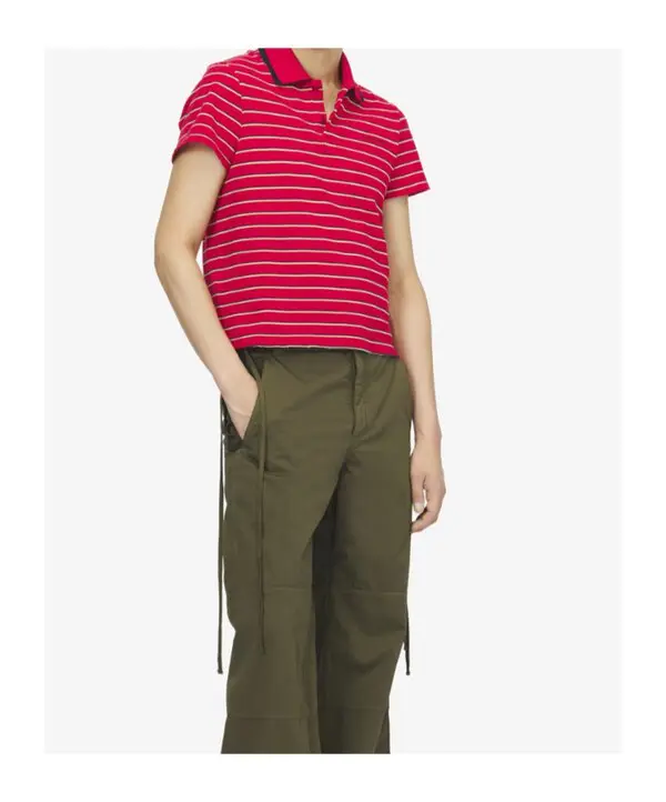 Alexander McQueen Striped Polo Shirt