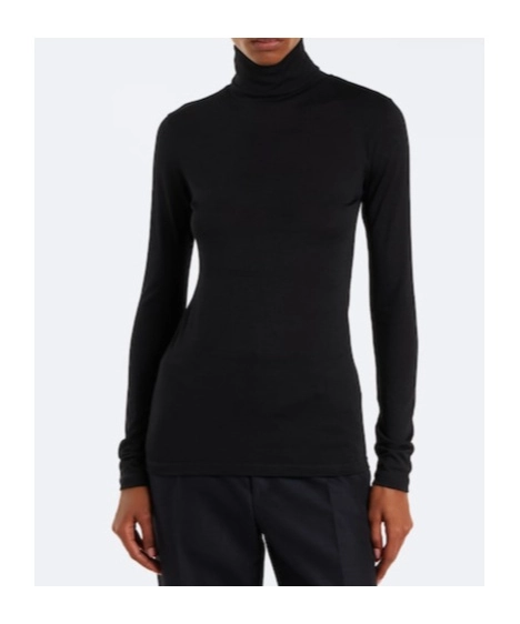 JIL SANDER Jersey Turtleneck Top