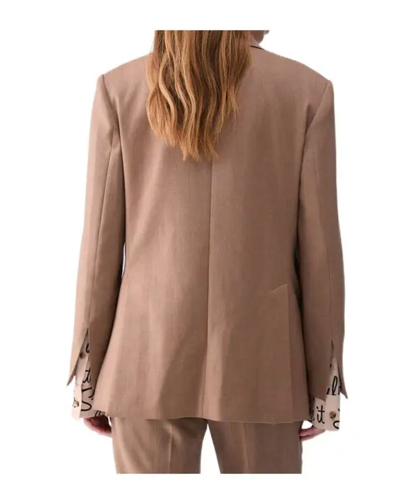 Liu Jo Herringbone Fabric Blazer