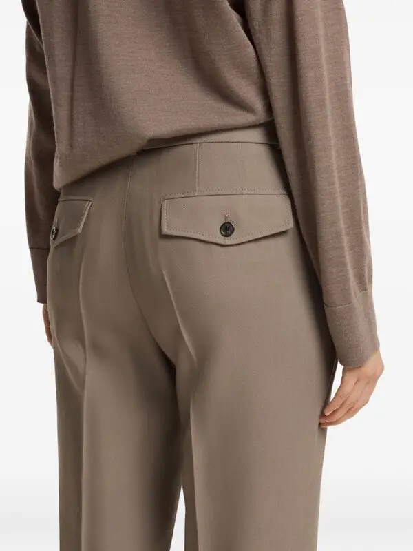 Hugo Boss Flared-fit Stretch Gabardine Trousers