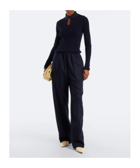 JIL SANDER Wool Straight Pants