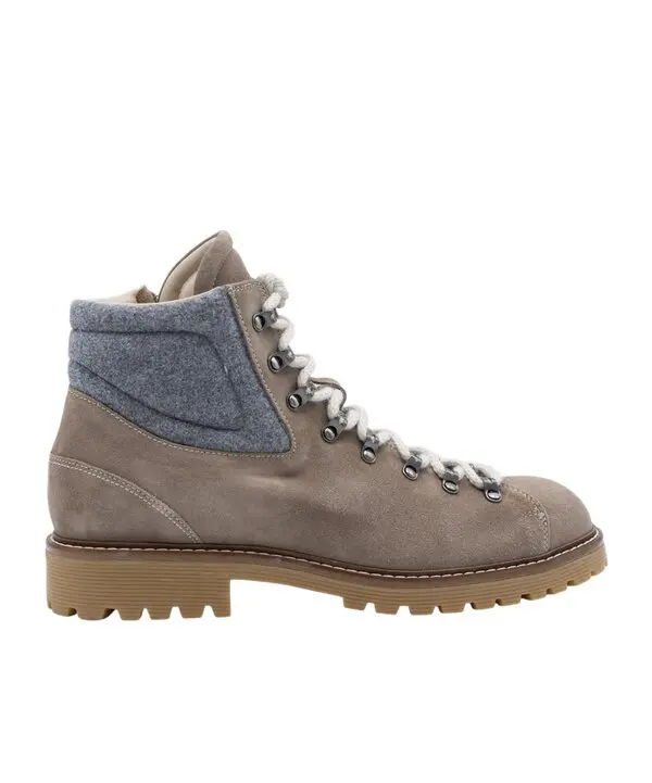 Eleventy Padded Lace-up Boots