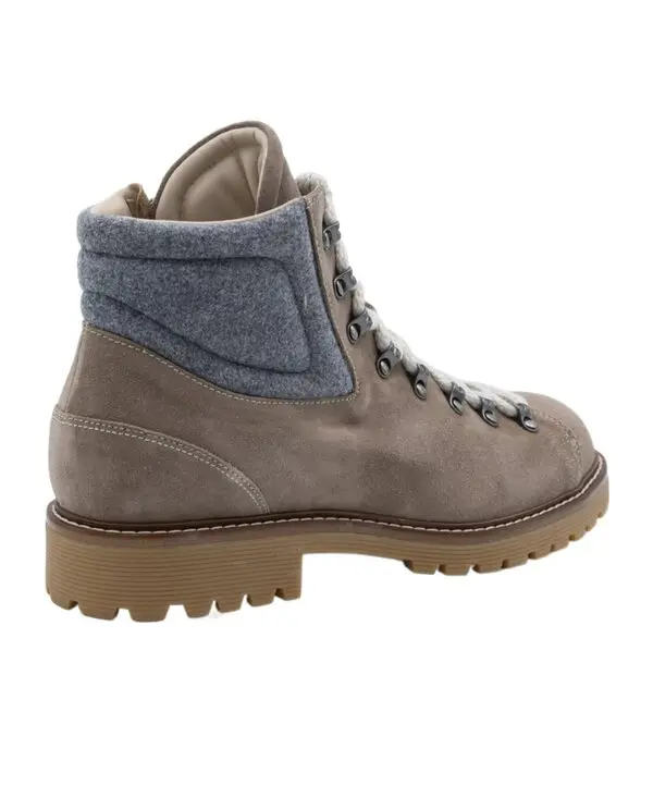 Eleventy Padded Lace-up Boots