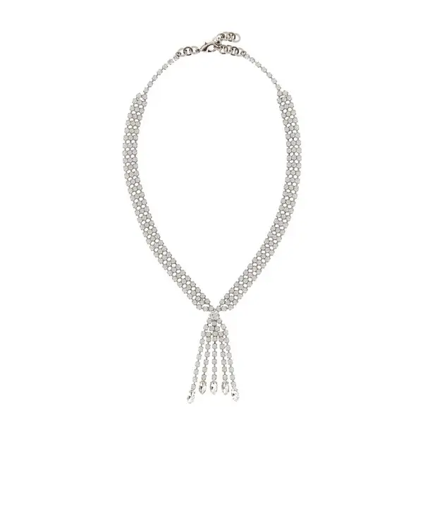 Alessandra Rich Metal Necklace - Silver
