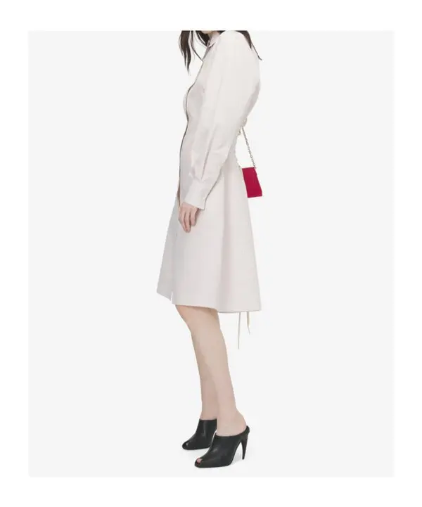 Alexander McQueen Pinstriped Shirt Dress