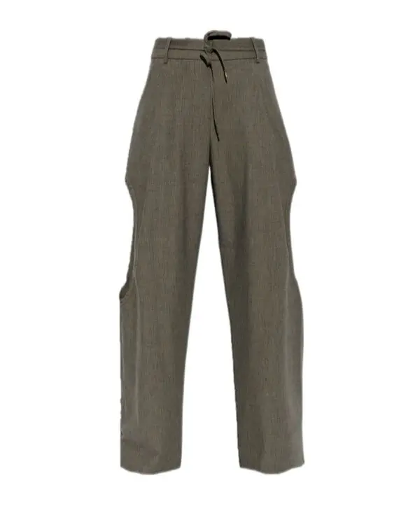 Christopher Esber Casual Pants With Belt Loops - Stone