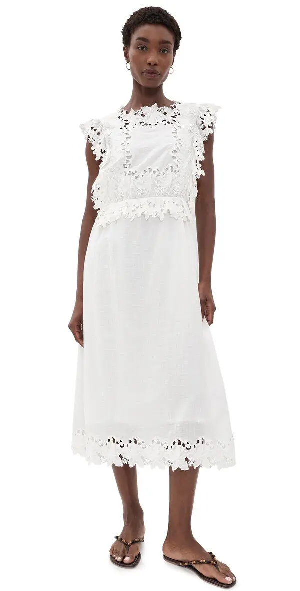 Sea Eleannora Embellished Midi Dress