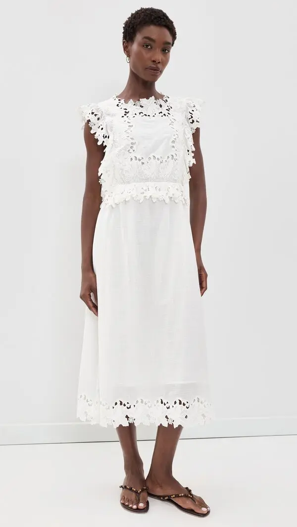 Sea Eleannora Embellished Midi Dress