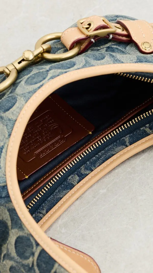 COACH Belted Ergo Signature Jacquard Shoulder Bag 26