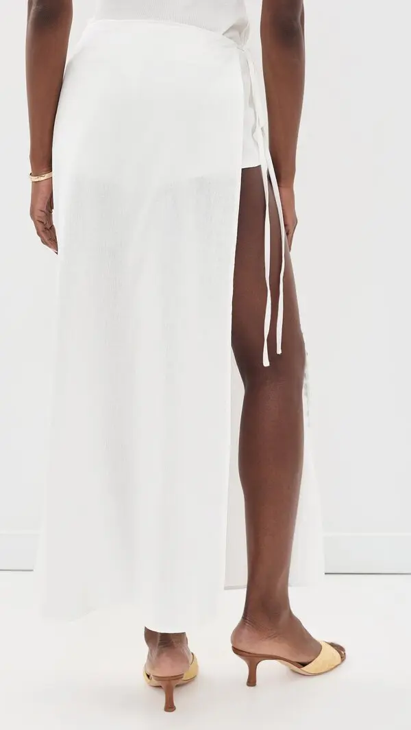 YELLOW THE LABEL Romy Linen Skort