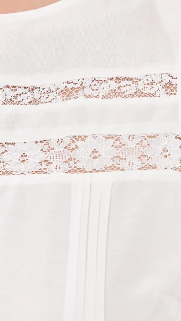 3.1 Phillip Lim Pleated A-line Lace Midi Dress