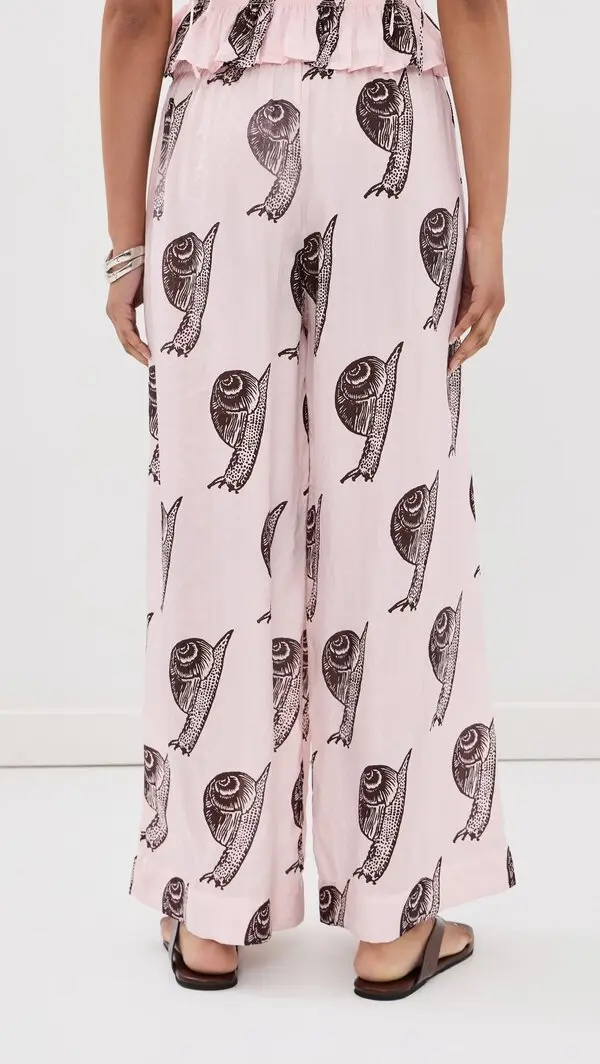 Alix Of Bohemia Margie Snail Study Silk Pants