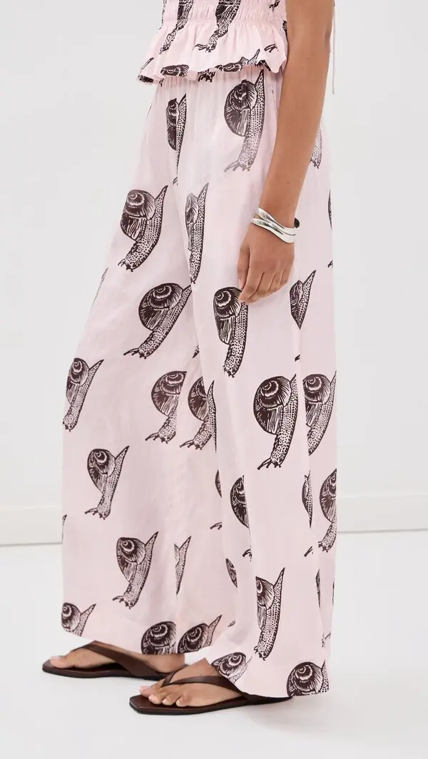 Alix Of Bohemia Margie Snail Study Silk Pants
