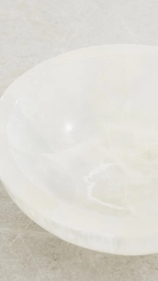 Jia Jia Selenite Round Bowl